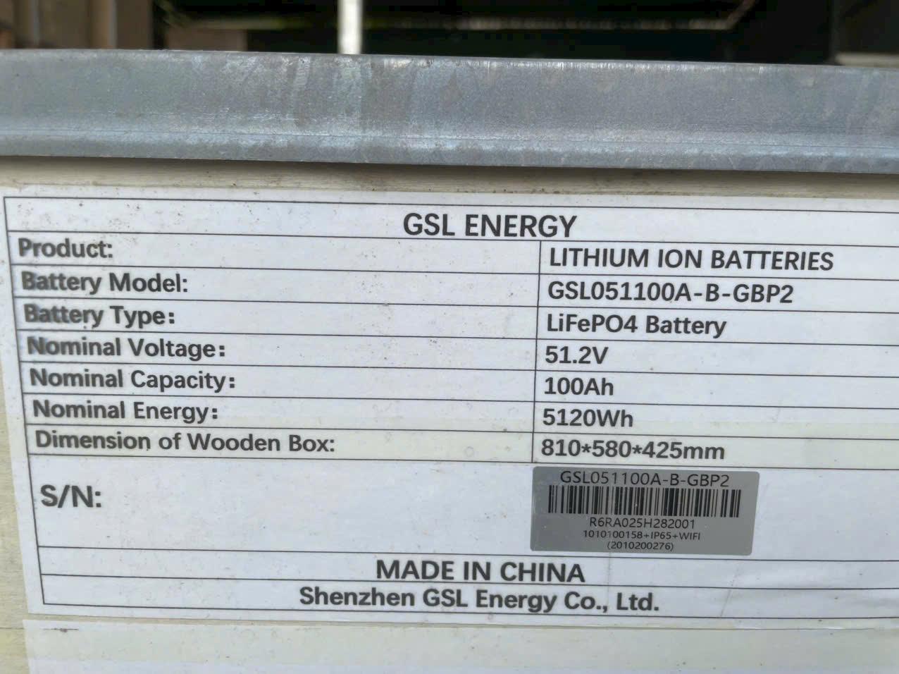 PIN LƯU TRỮ LITHIUM GSL 5.12kWh | GSL051100A-B-GBP2 - Điện năng lượng ...