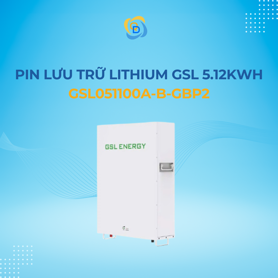PIN LƯU TRỮ LITHIUM GSL 5.12kWh | GSL051100A-B-GBP2 - Điện năng lượng ...